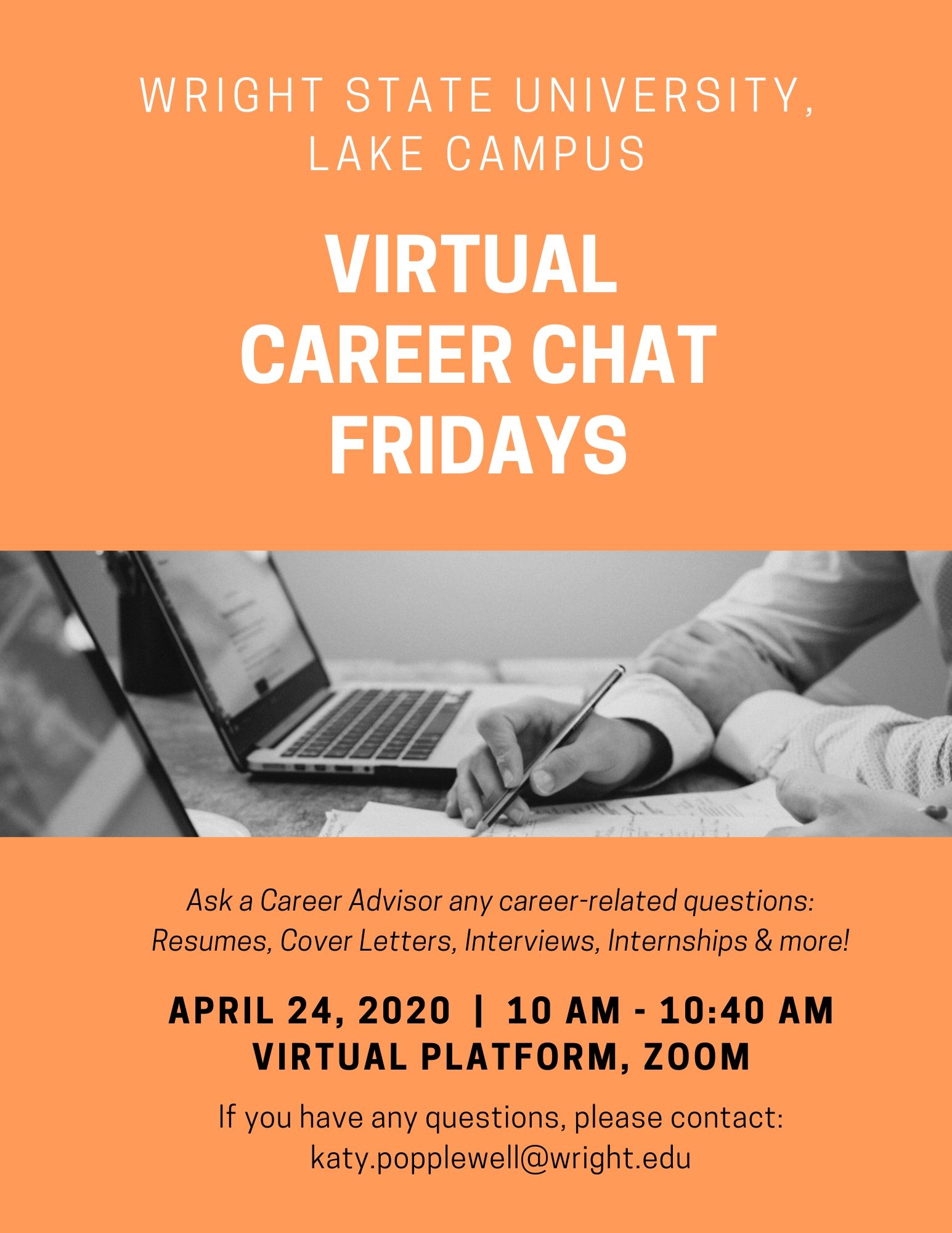 Virtual Career Chat | Wright State University